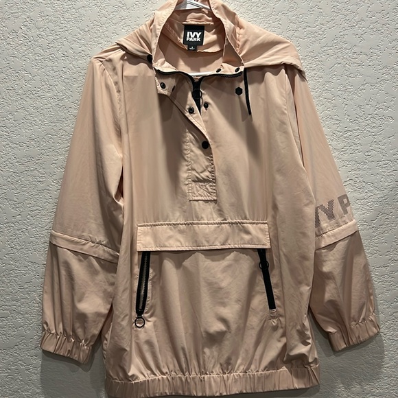 IVY PARK | Tops | Womens Hooded Size Small Ivy Park Pale Pink Wind ...